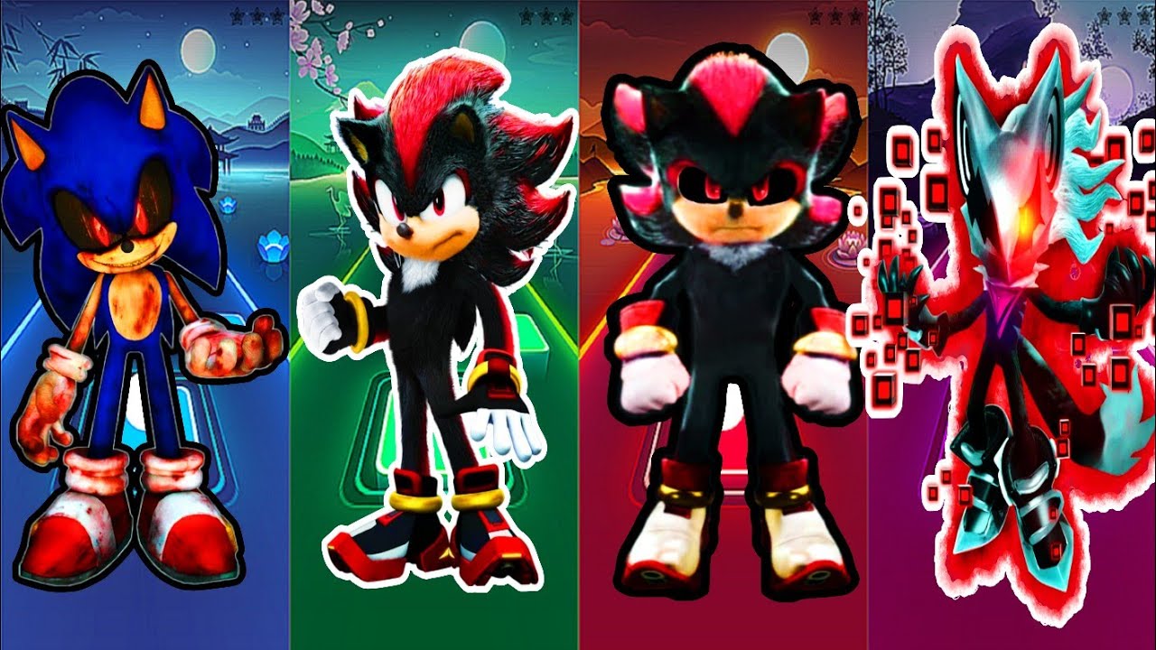 Sonic 🆚 Shadow 🆚 Shadow exe 🆚 Sag bastaki karakter - Tiles Hop - YouTube