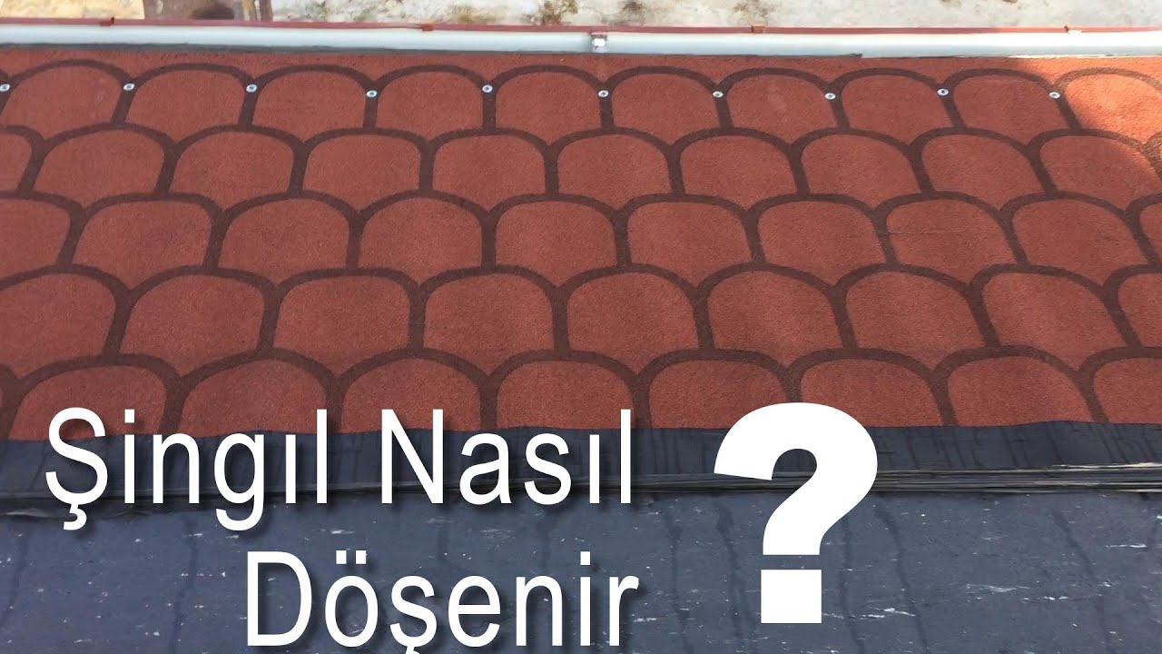 Şingıl nasıl döşenir Quick Shingle membran çatı kaplama | ben böyle ...