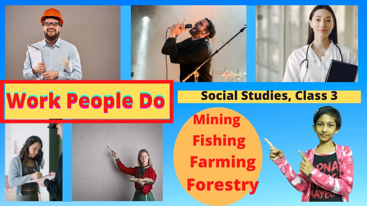 Work We Do, Class 3 | Work People Do Class 3 Social Studies | Our ...