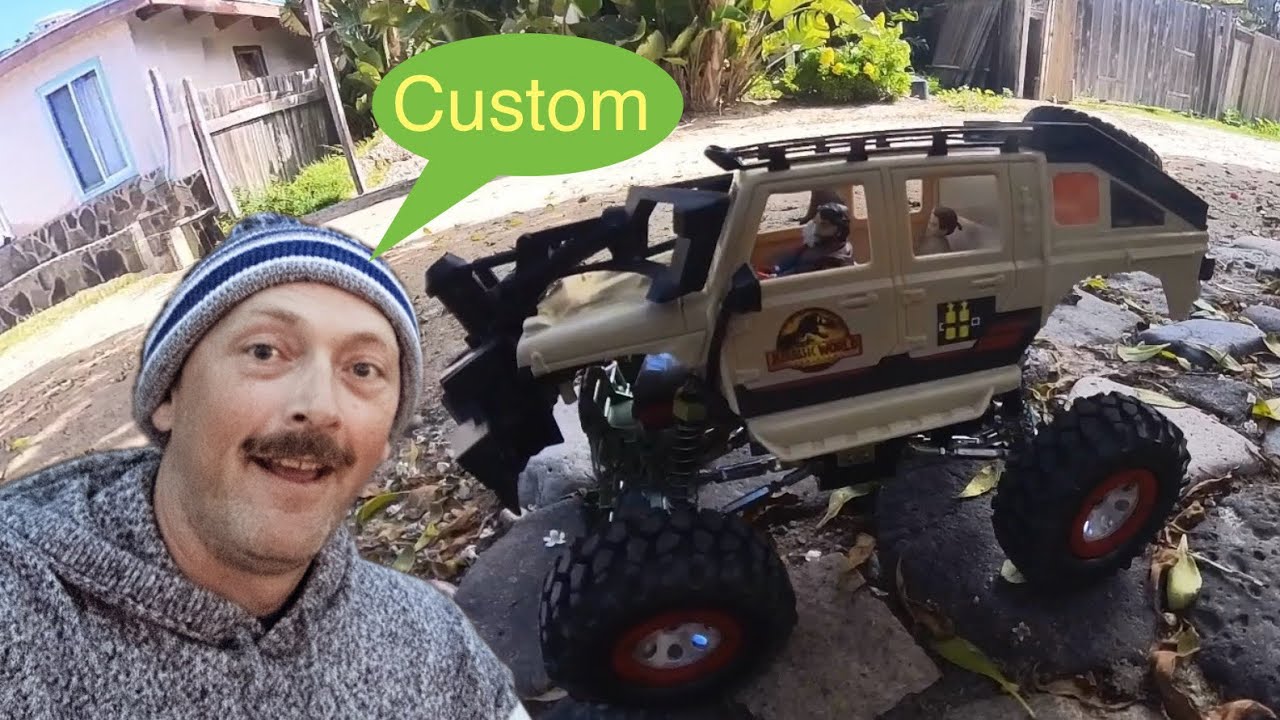 Custom Rc Garage, Jurassic monster truck - YouTube