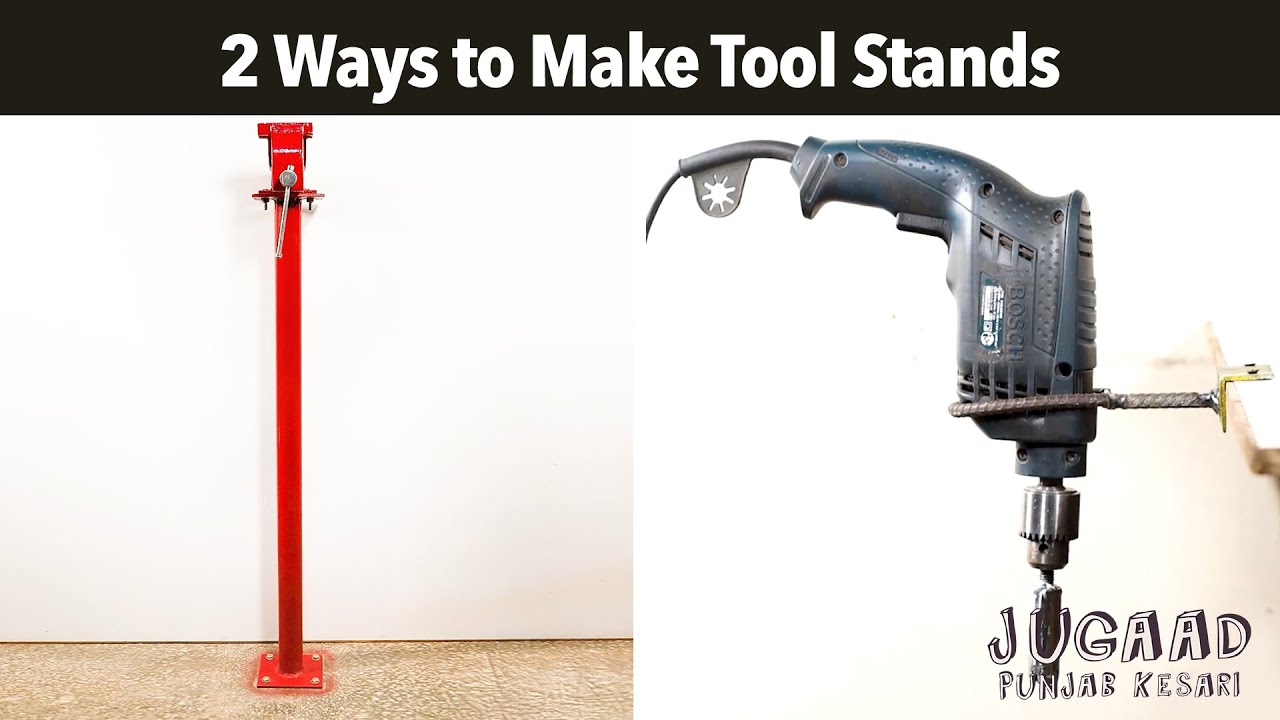 2 Ways to Make Tool Stands - YouTube