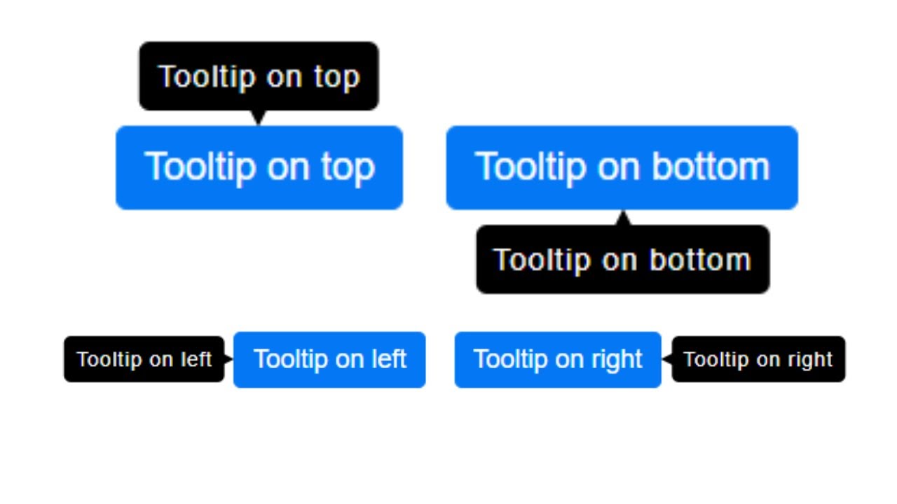 How To Create Tooltips With Any Position Using Html And Css Youtube 4442