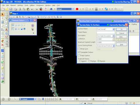 FC InRoads 8.9 Generating Surfaces from Survey Data - YouTube