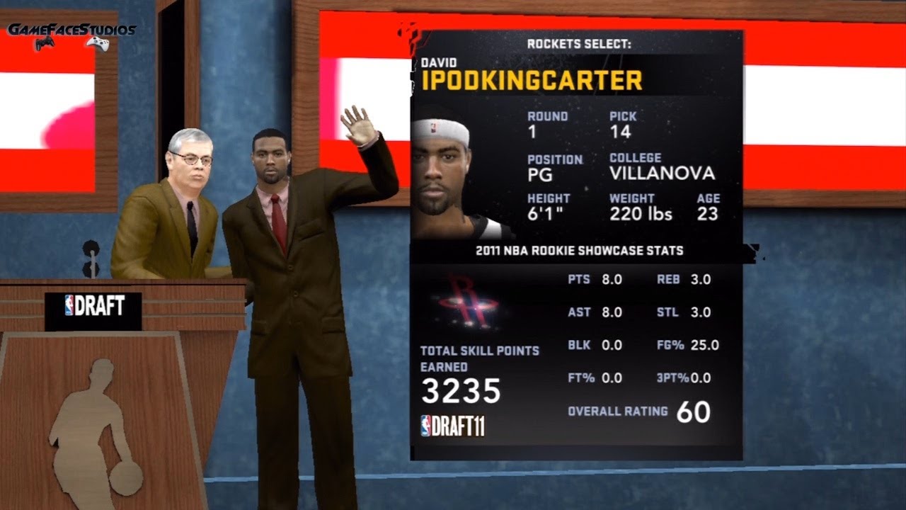 NBA 2K12 My Player Mode - 2011 NBA Draft & Contract Negotiations Feat ...