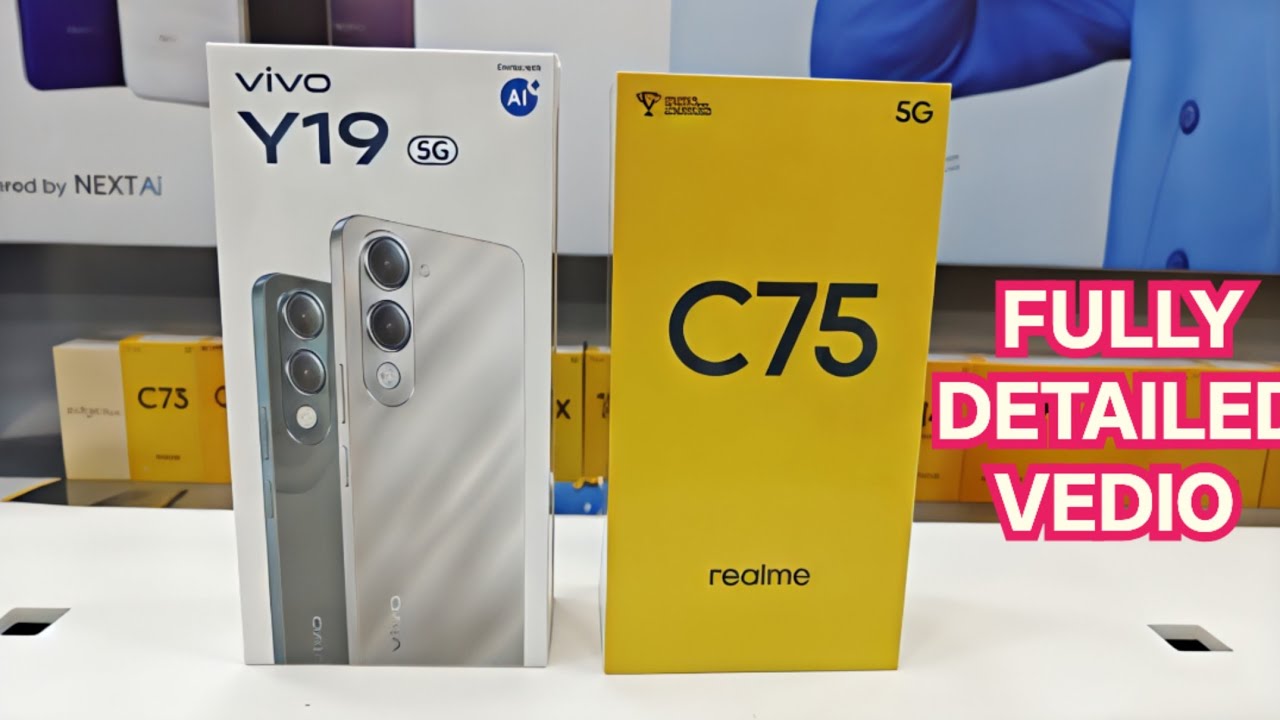 Vivo Y19 5G vs Realme C75 5G ! Vivo y19 camera ! Realme c75 camera test ...