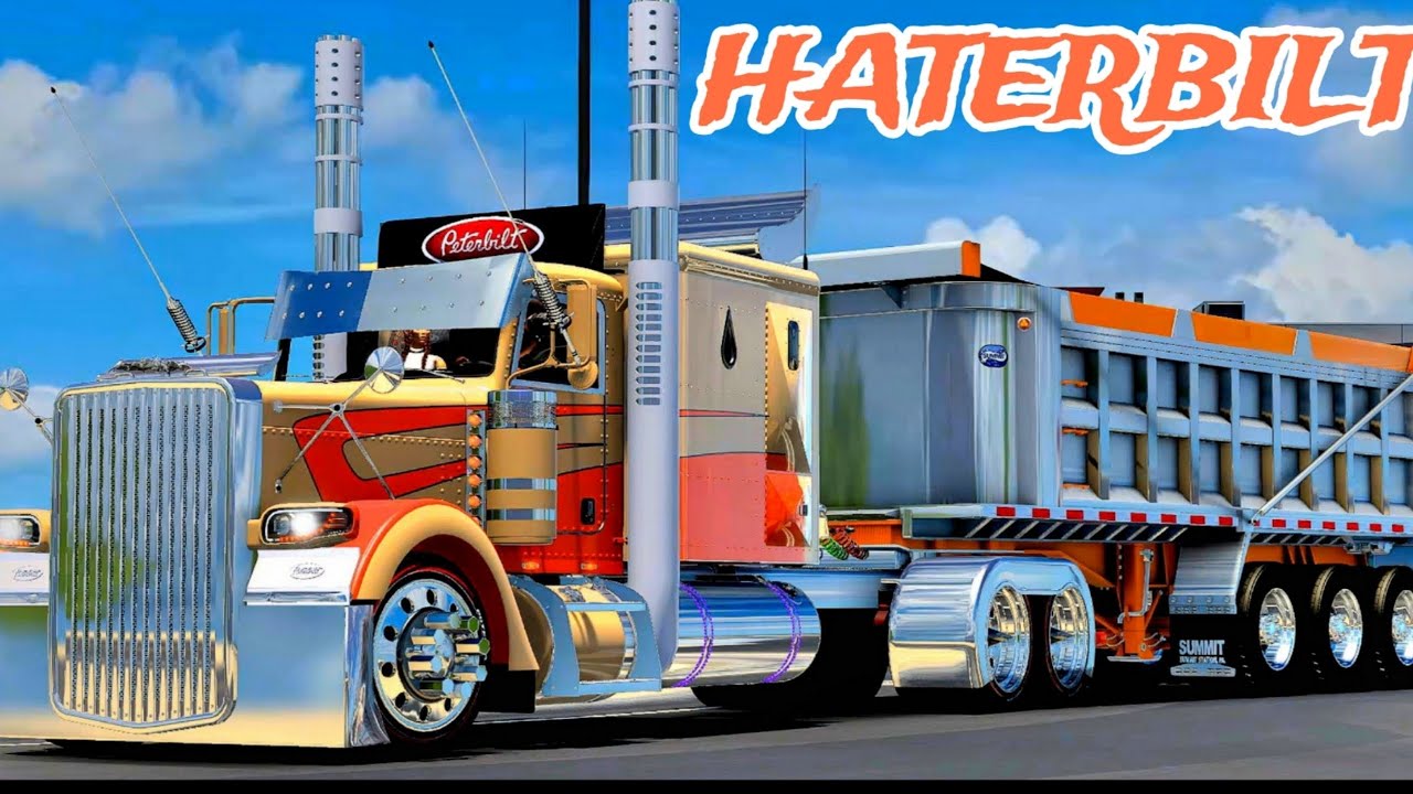 HATERBILT 379/379 Con volqueta carreteras usa Map American truck ...