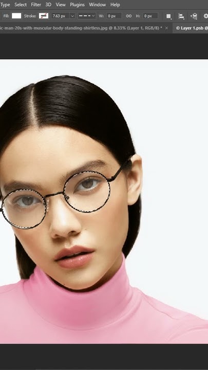 How to Change Glasses Color in Photoshop | Easy Step-by-Step Tutorial ...