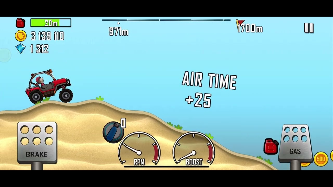 Super hill climber in beach #hillclimbracing - YouTube