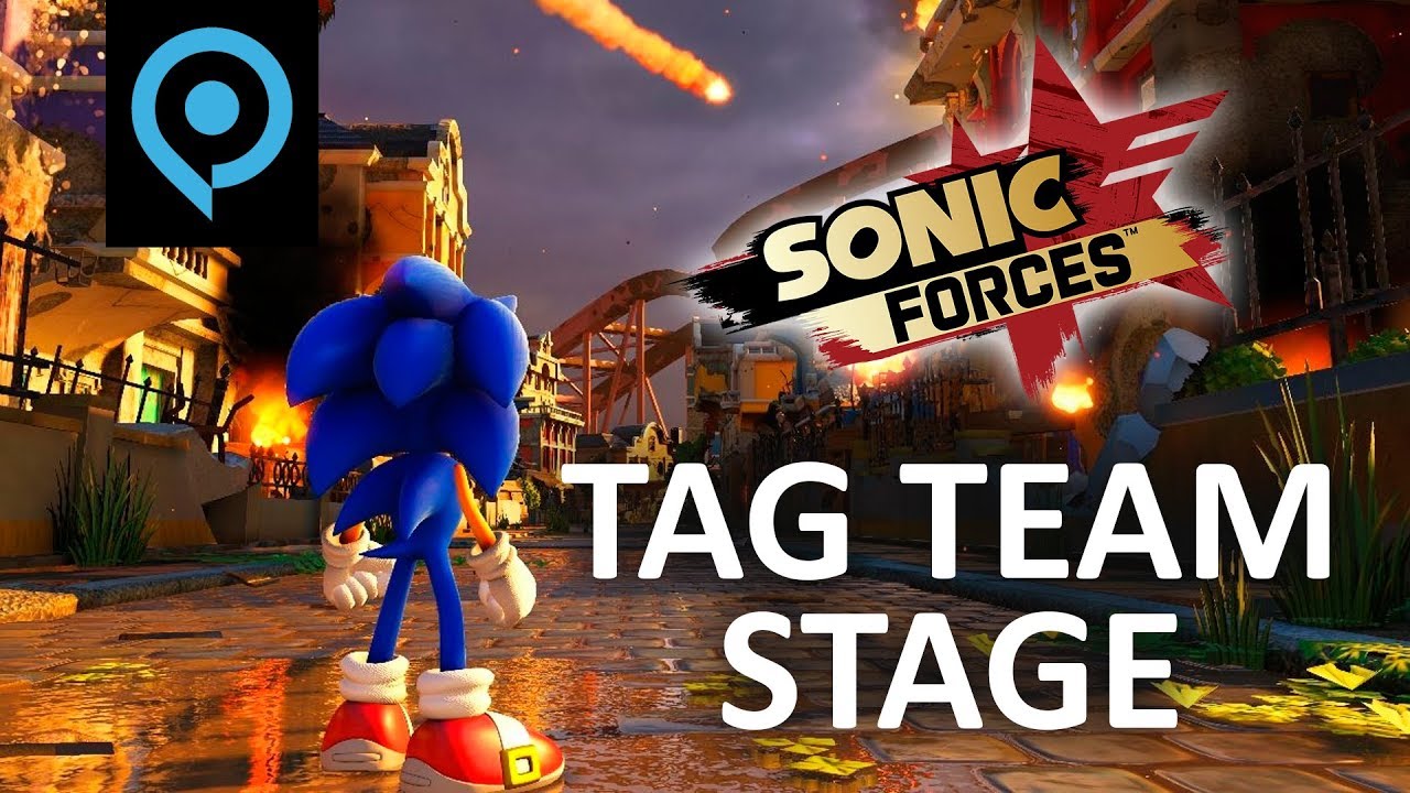 Sonic Forces / Tag Team Stage Gameplay / gamescom 2017 - YouTube