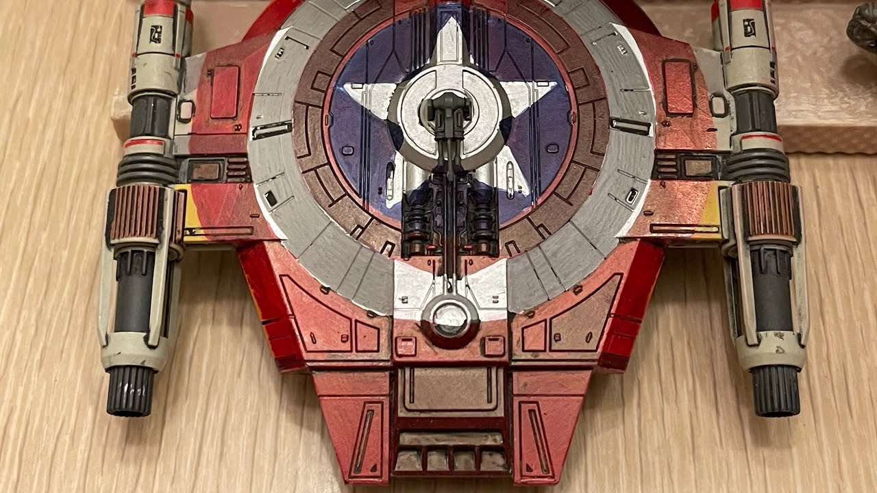Custom Star Wars Ship with Captain America type Shield 🛡️ 🎧 - YouTube