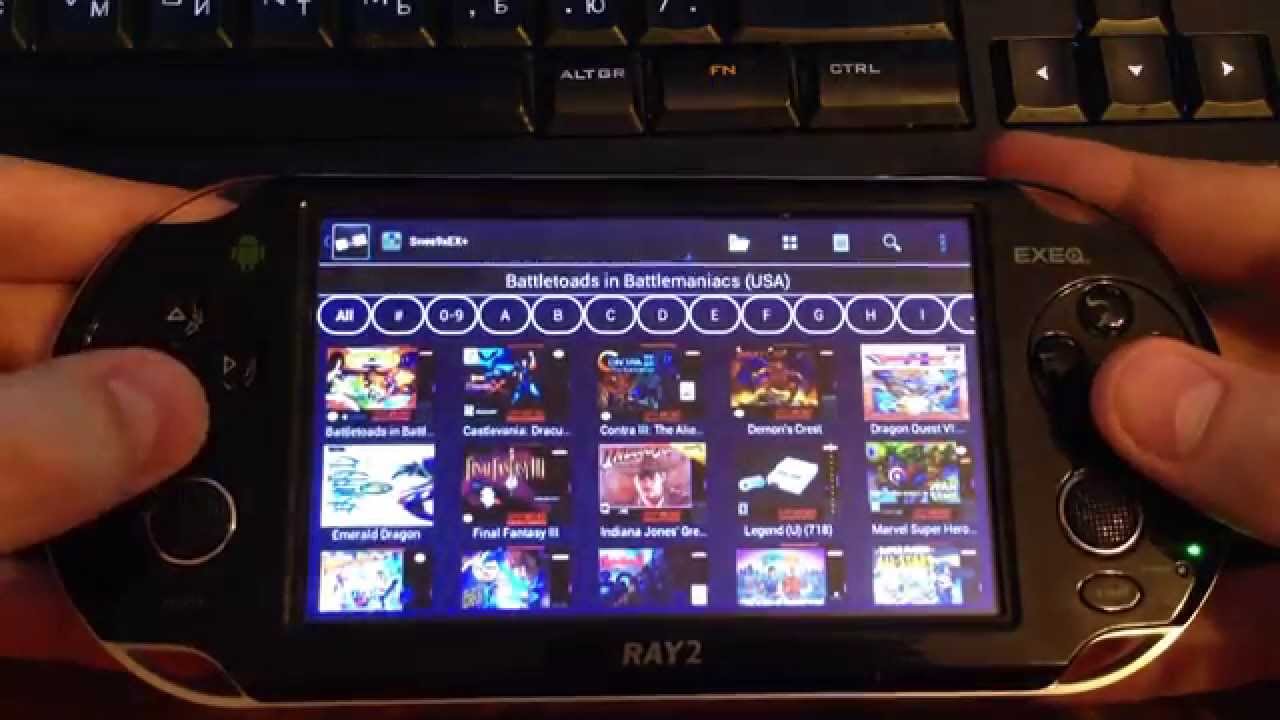 Обзор EXEQ Ray 2 как эмулятора Dendy/Sega/SNES (клон JXD s5110b) - YouTube