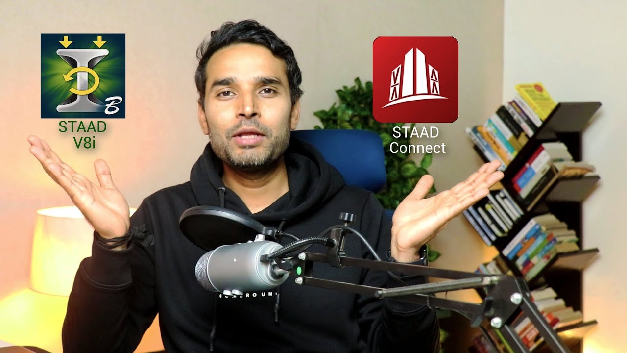 STAAD Pro Connect Edition vs V8i Version - YouTube