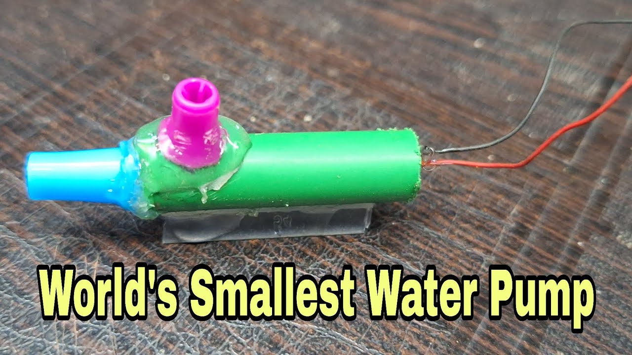 World's Smallest Water Pump 💯%work||World's Mini Water Pump.#experiment ...