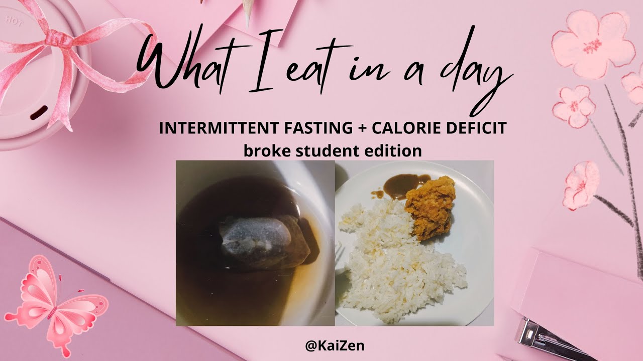 D10. What I eat in a day (intermittent fasting and calorie deficit ...