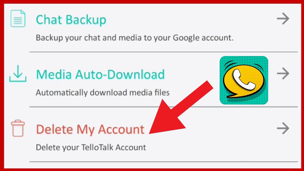 How to Delete Tello Talk Account | Tello Talk Account Delete kaise kare ...