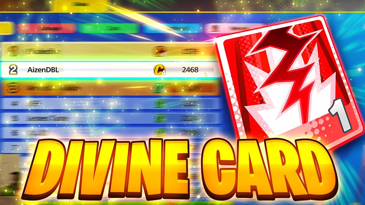 RANK 2 PLAYERS GUIDE TO WHAT ARE DIVINE CARDS IN DRAGON BALL PROJECT ...