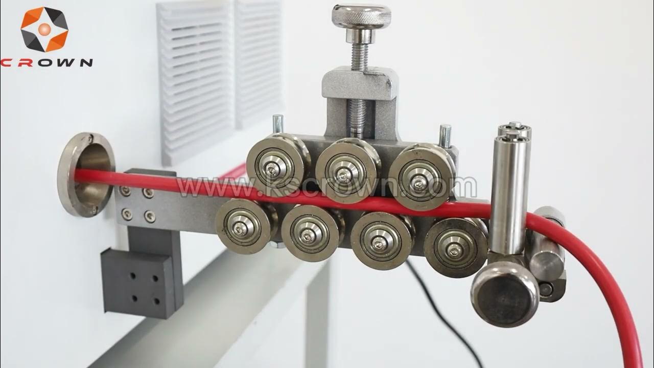 Automatic Wire Cutter WL-150Q - Suzhou Crown - YouTube