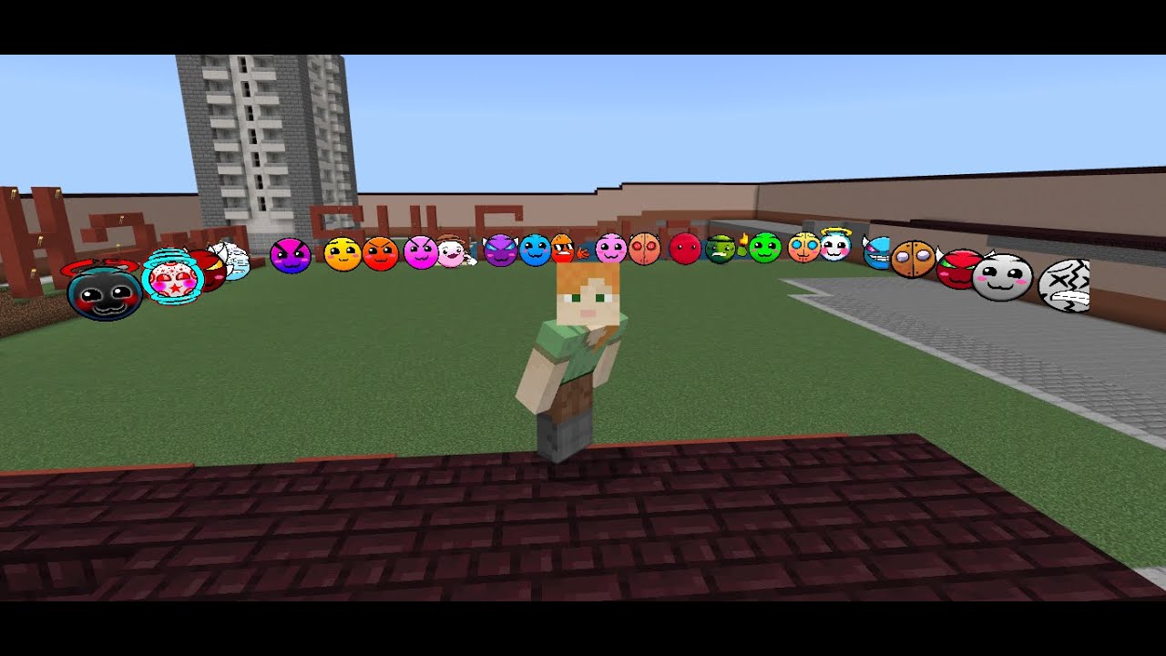 90+ Lobotomy dash difficulty faces Nextbot Addon in Minecraft PE - YouTube