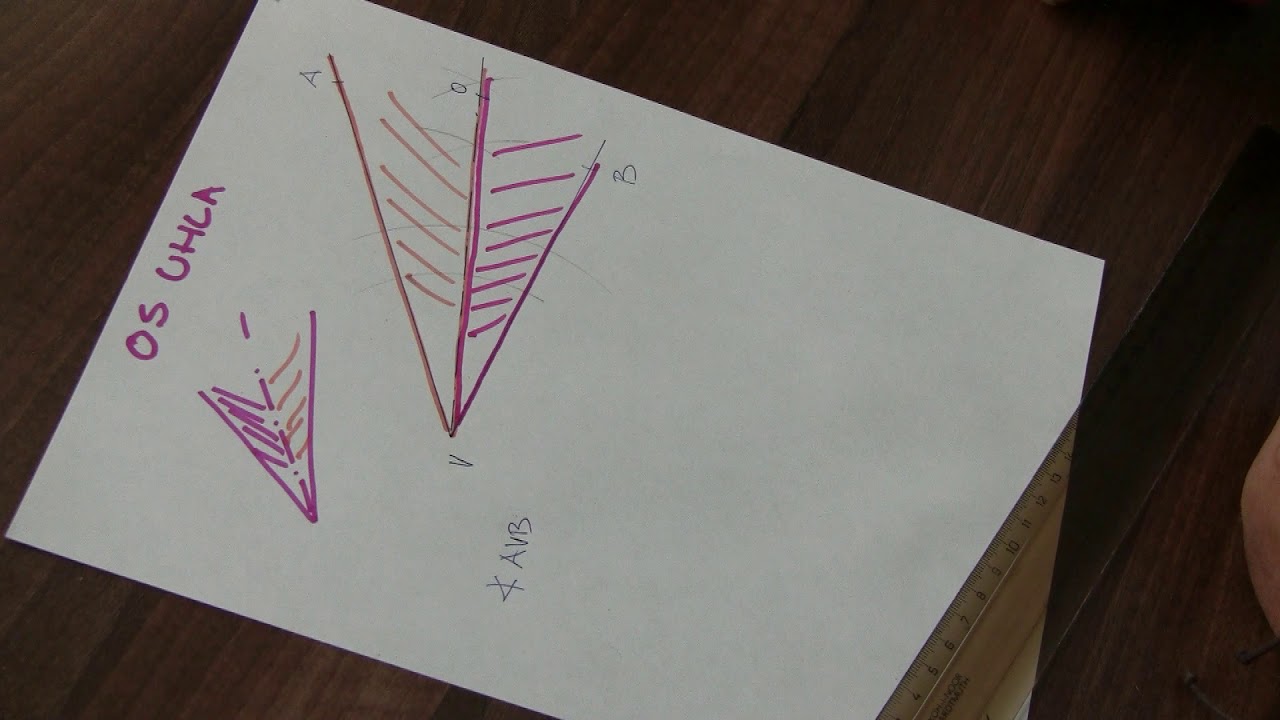 6.roč. - Os uhla - vysvetelnie a postup konštrukcie - YouTube