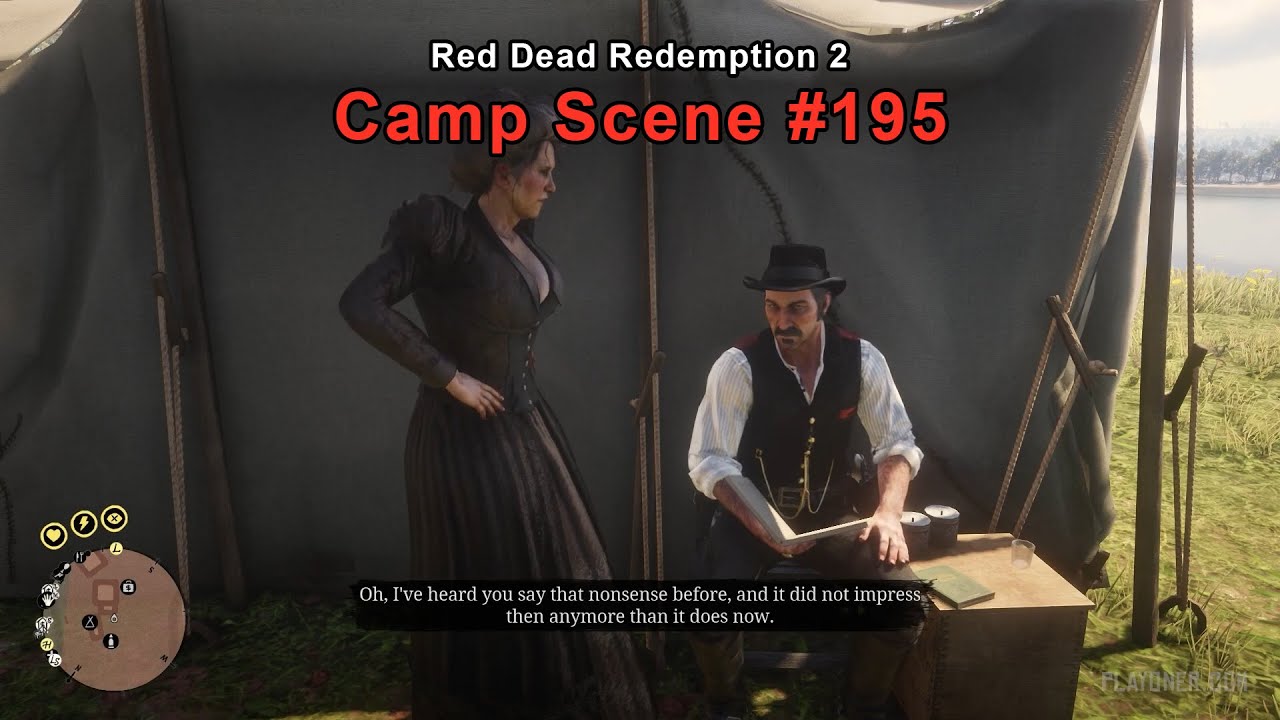 Miss Grimshaw confronts Dutch about Molly - Camp Scene #195 - Red Dead ...