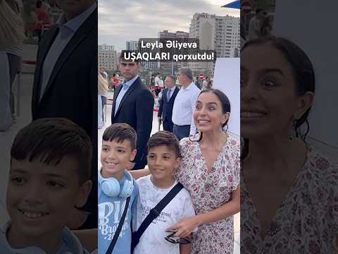 Leyla Əliyevanın içinə cin girib! Uşaqlar qorxuya düşüb! Bu qız niyə belə edir ki?