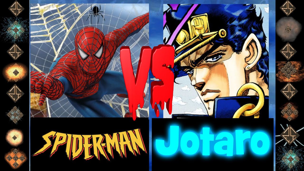 Spiderman (Marvel Comics) vs Jotaro Kujo (JoJo's Bizarre Adv ...