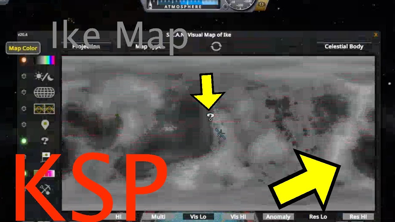 Mapping Ike with ScanSat in KSP (Kerbal Space Program) - YouTube