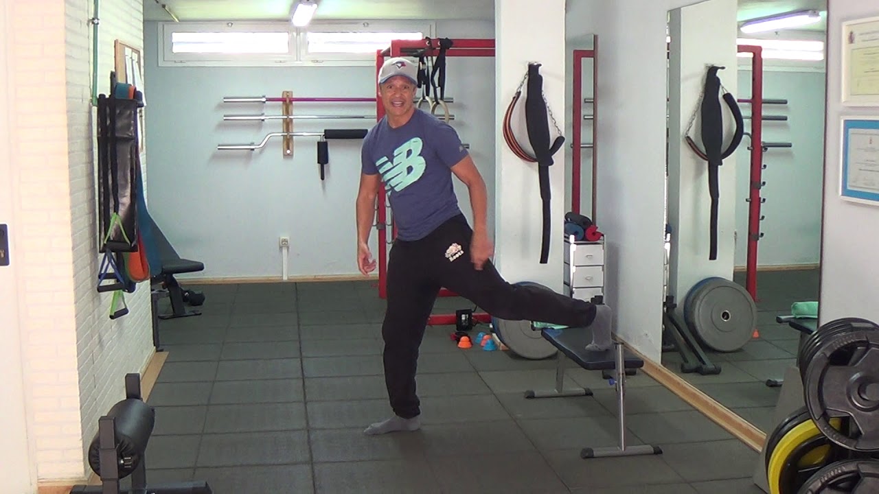 Squat Split Búlgaro - YouTube