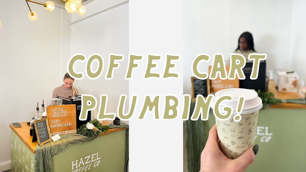 COFFEE CART | PLUMBING & BUILD - YouTube