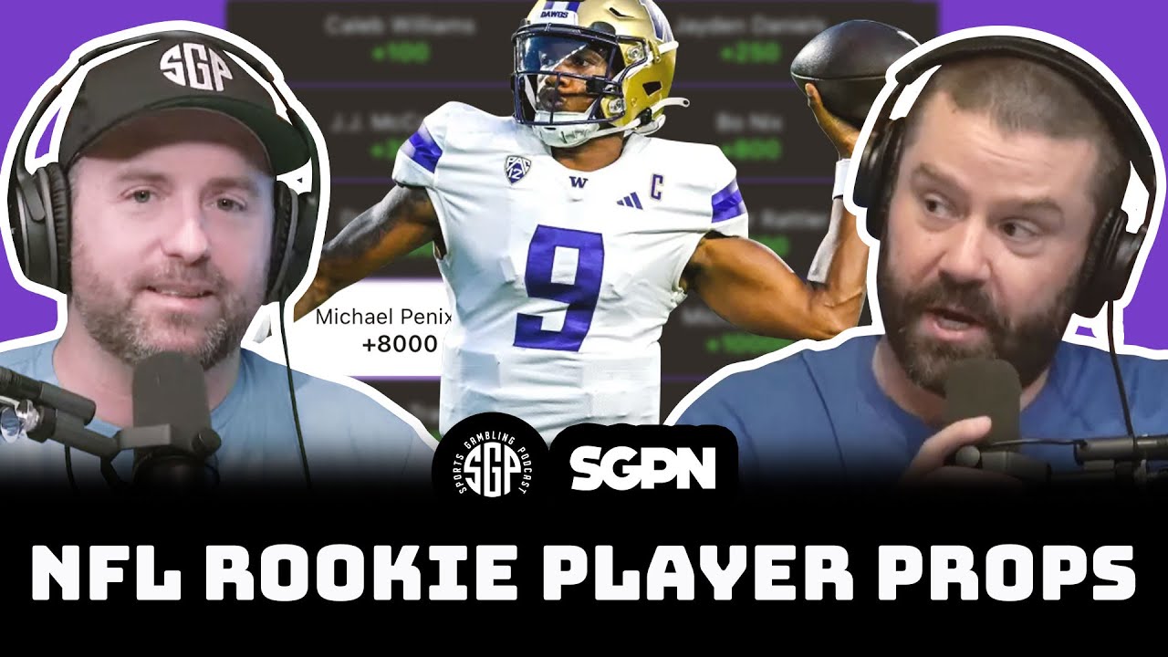 NFL Rookie Player Props - NFL Futures Odds (Ep. 1965) - YouTube