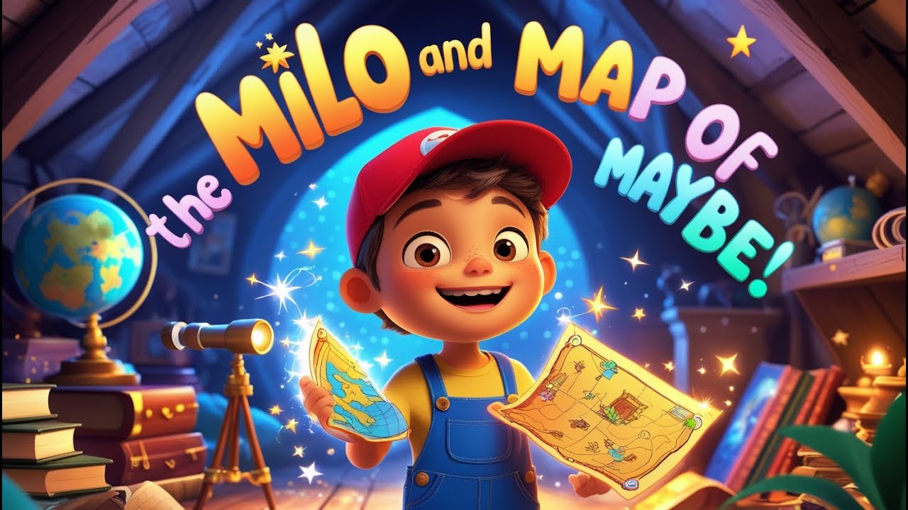 Milo and the Map of Maybe 🌍 | Magical Adventure Rhyme for Kids - YouTube