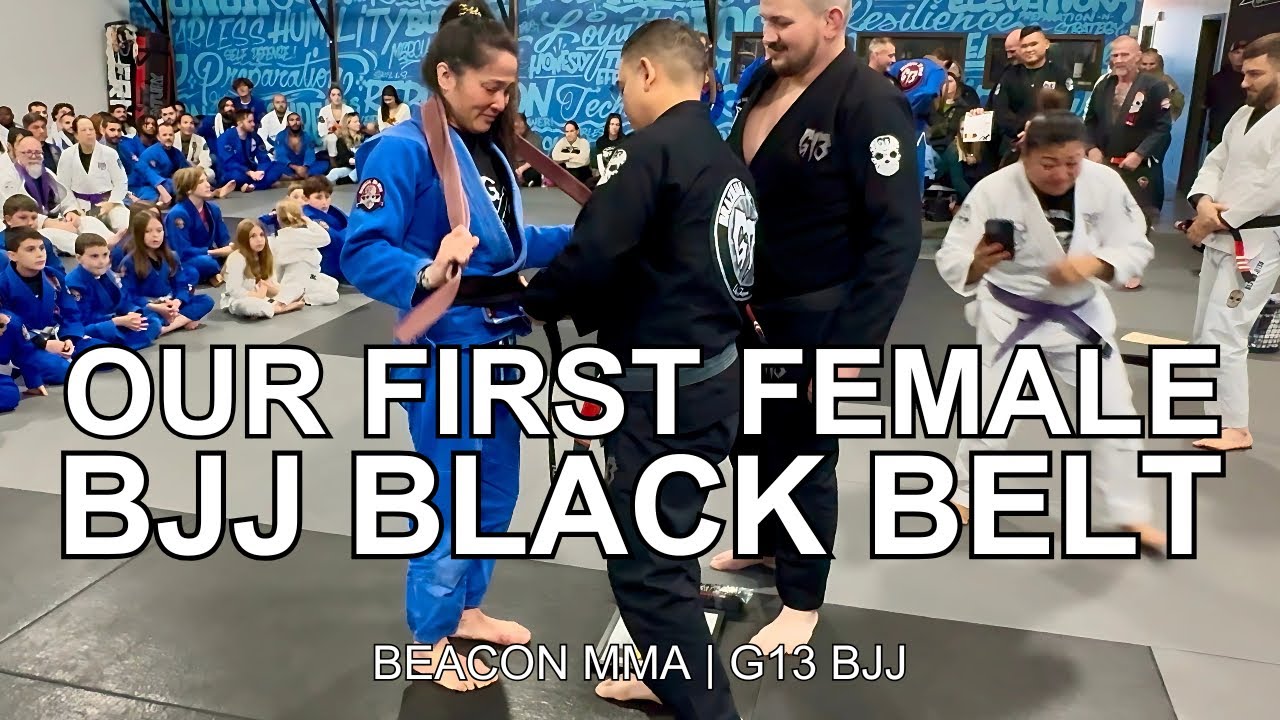 Surprise Promotion | Our First Female Black Belt - Chela Tu | Beacon ...