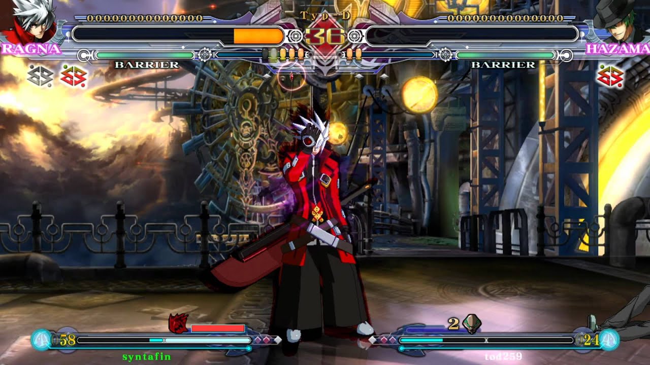 Ragna the Bloodedge [Unlimited] (Salami93 als Syntafin) vs. Hazama ...