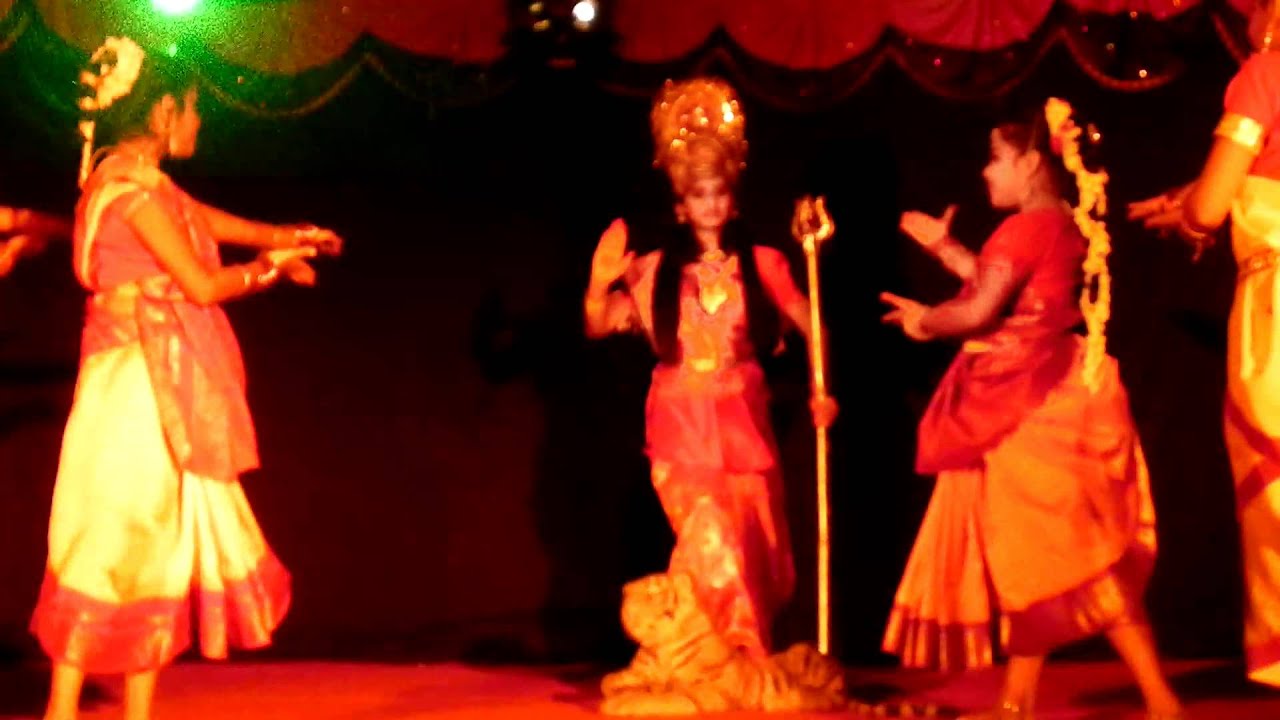 DURGA dance at Kalpakkam - YouTube