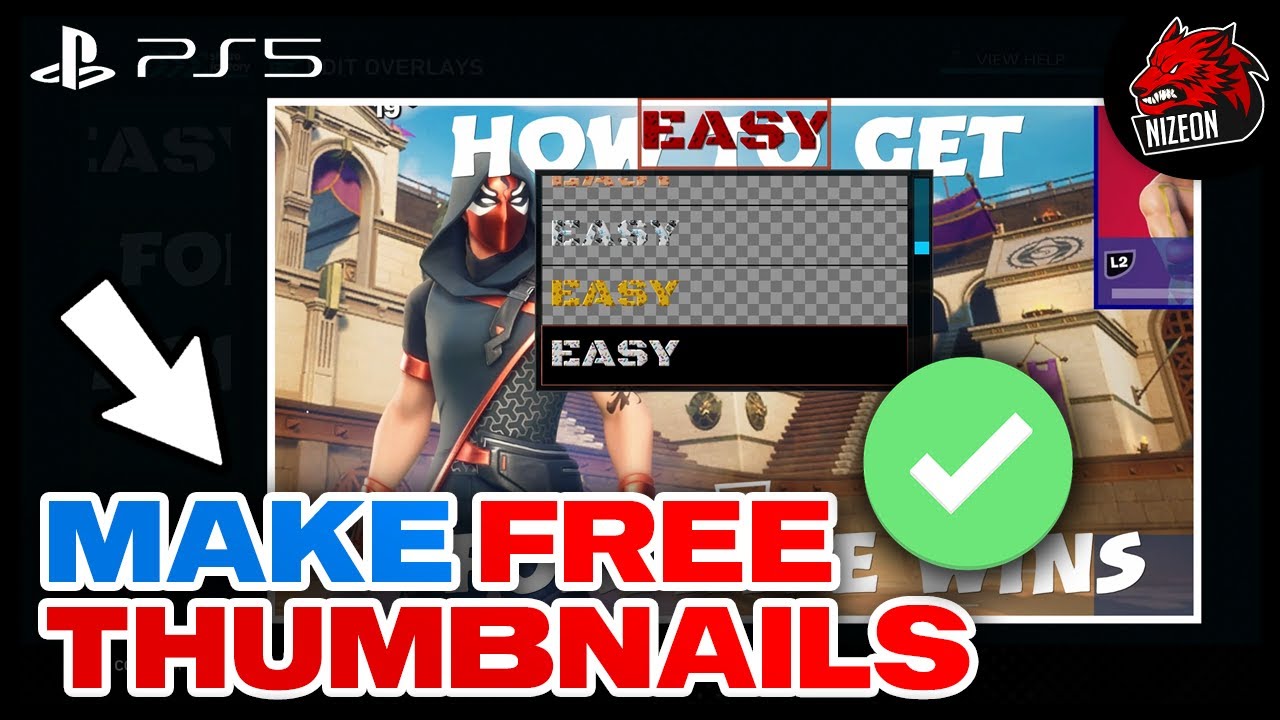 How to Create Custom Thumbnails on PS5 (Free & Easy Method) - YouTube