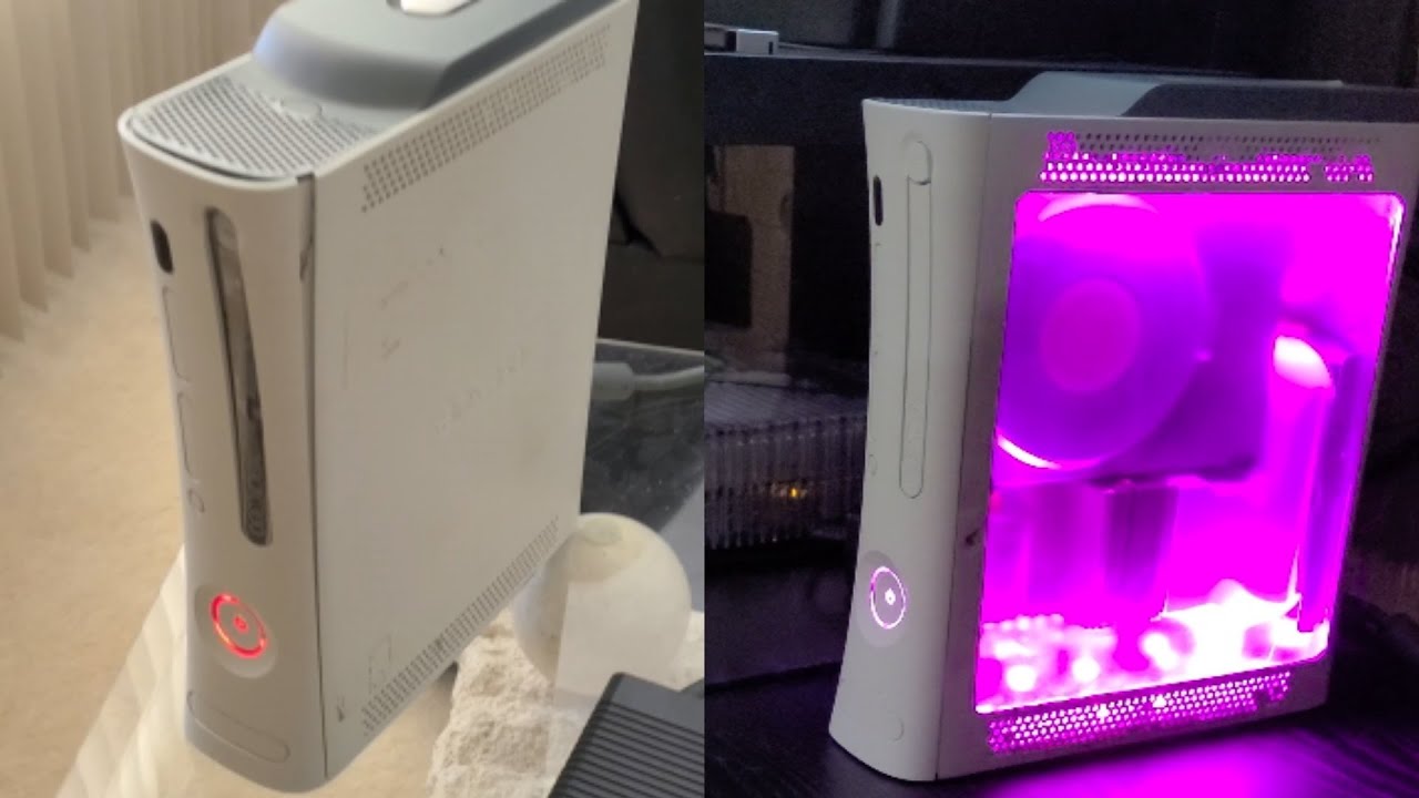 Xbox 360 Pro full restoration and mod - YouTube