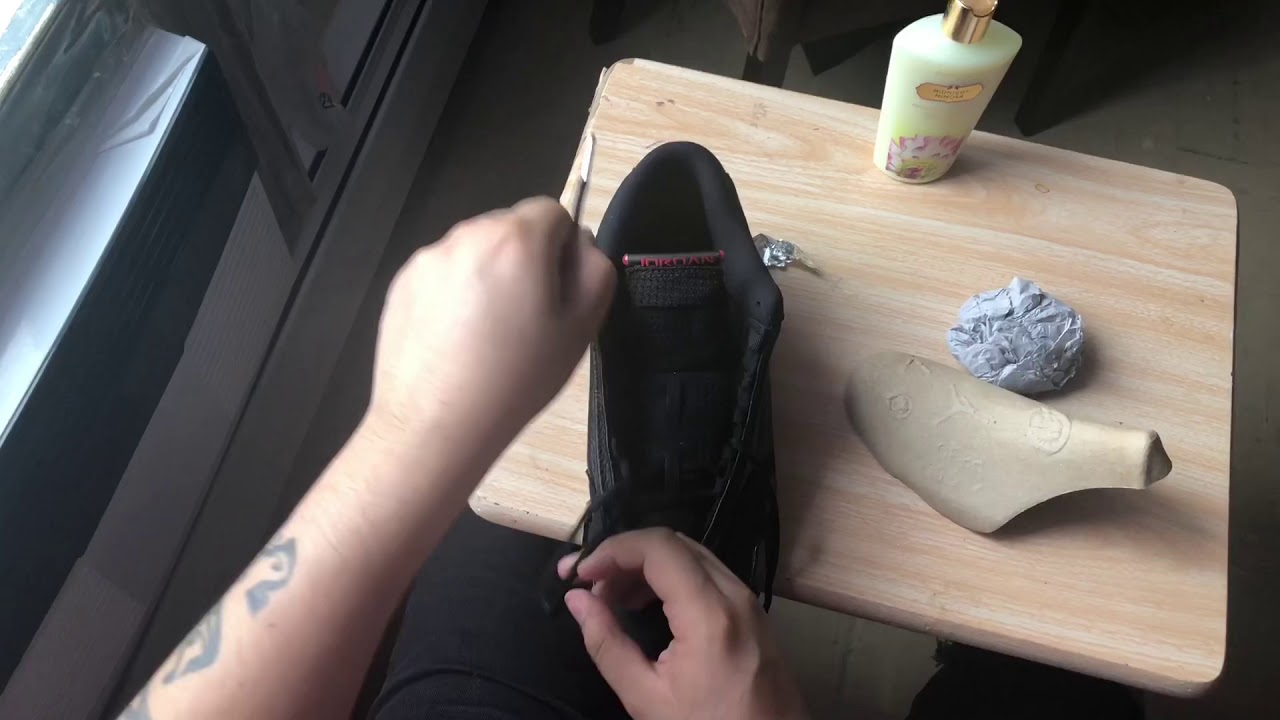 How to lace Air Jordan 14’s - YouTube