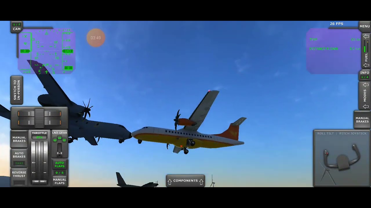 plating turprop flight sim - YouTube