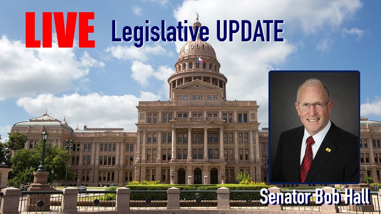 79: LIVE Legislative Update with Senator Bob Hall - YouTube