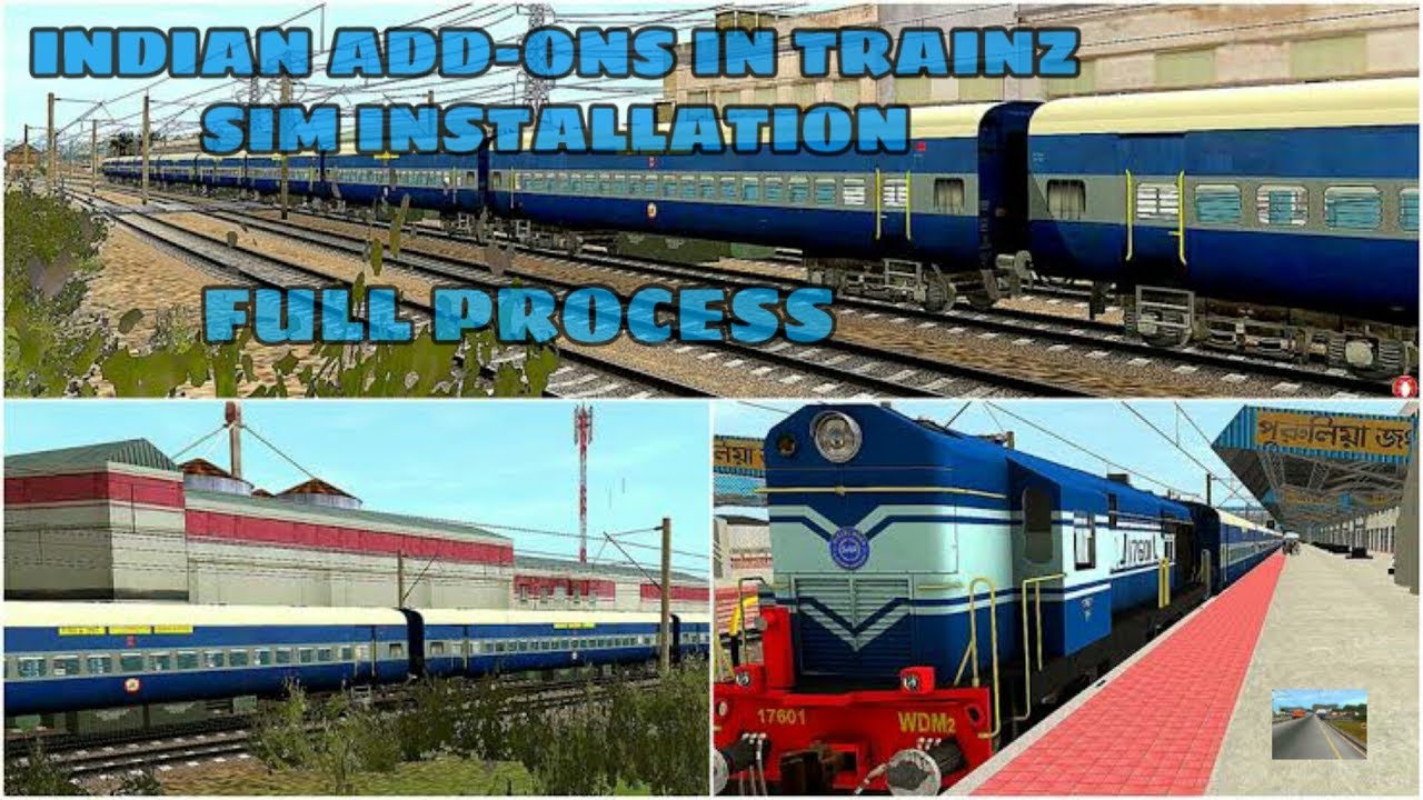 INDIAN ADD-ONS IN TRAINZ SIMULATOR - YouTube
