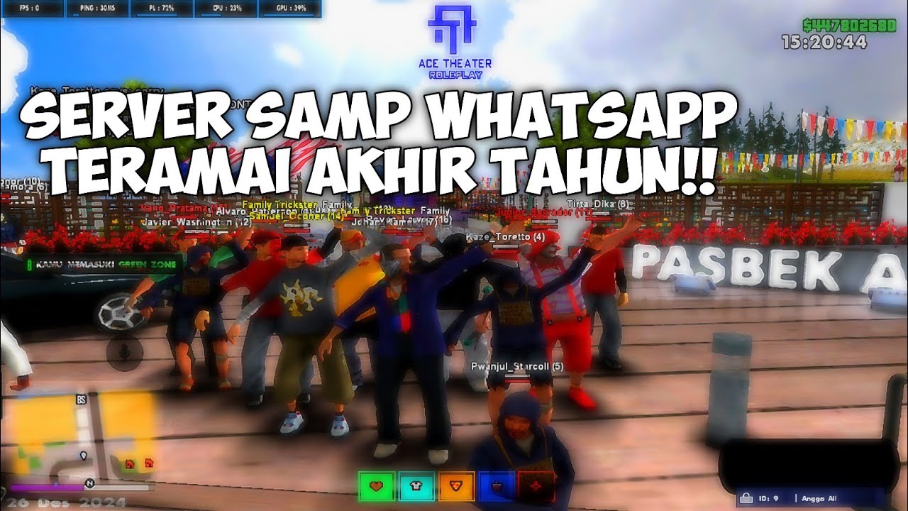 SERVER SAMP WHATSAPP ONLY TERAMAI 2024 - REVIEW SERVER SAMP ANDROID PC - YouTube