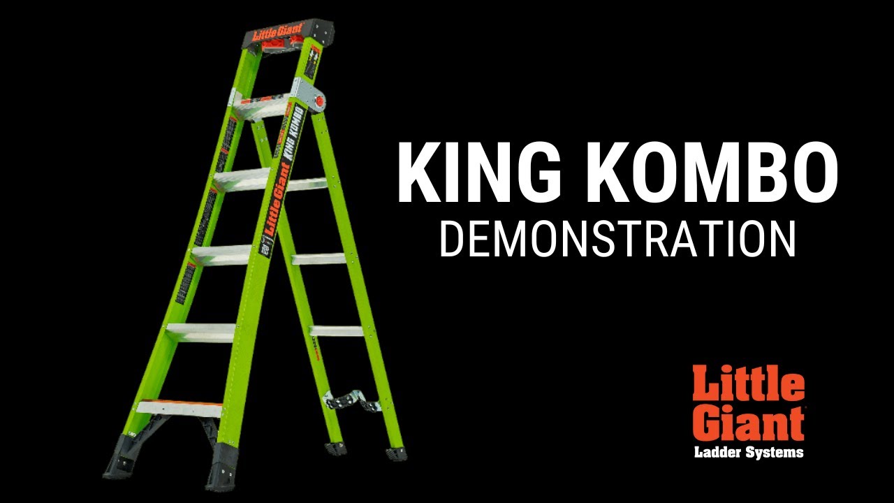 How-to Little Giant King Kombo Industrial Combination Ladder *UK Version - YouTube