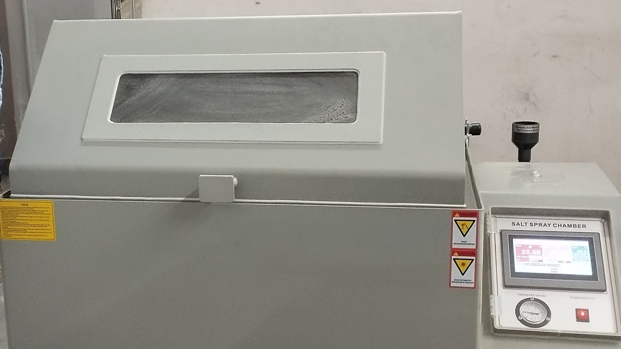SALT SPRAY CHAMBER (SALTS SPRAY TEST) - YouTube