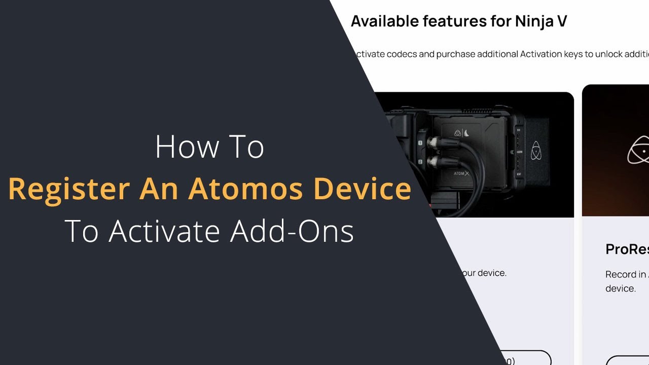 How To Register A Used Atomos Device - This DID Is Already In Use | How ...