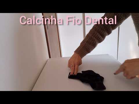 Dobra de calcinha fio dental