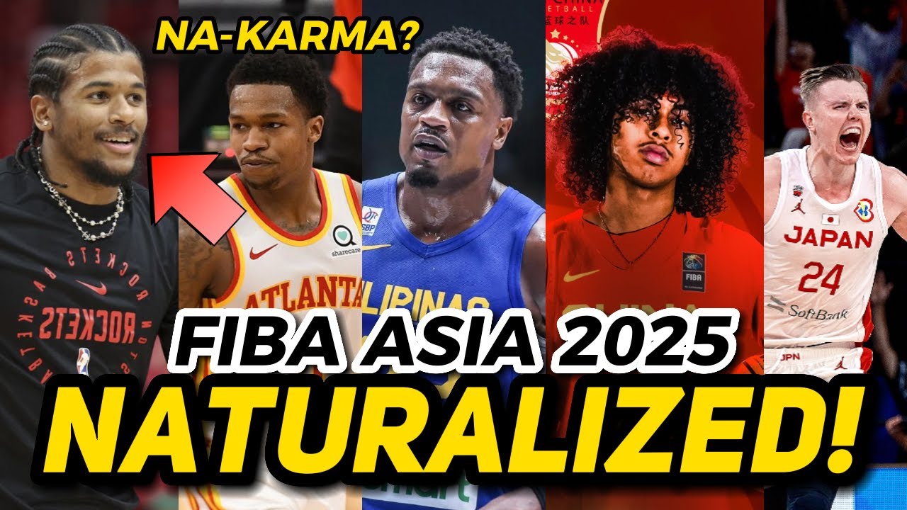 MGA NATURALIZED Players sa FIBA ASIA CUP 2025, KILALANIN! JALEN GREEN ...