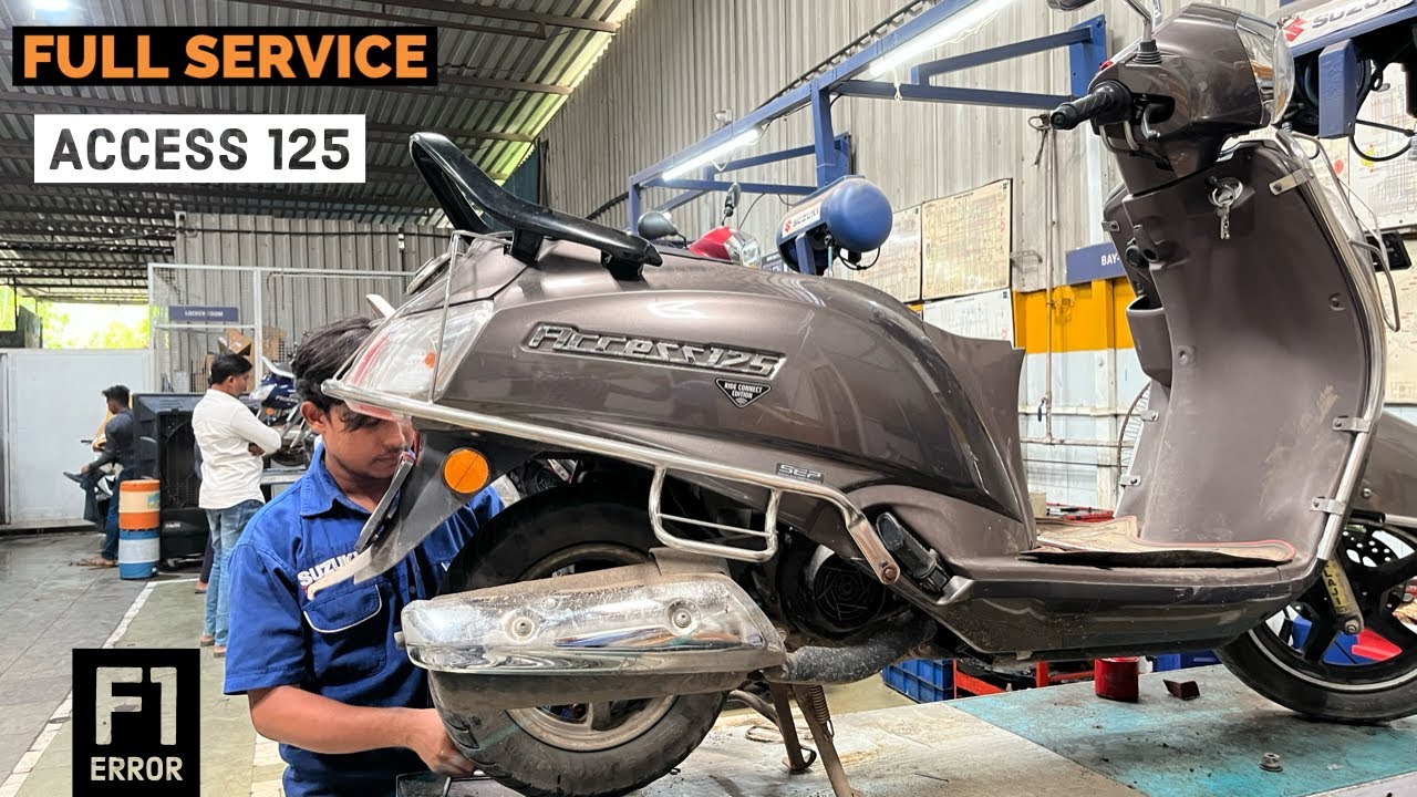 Access 125 Paid service / F1 error Full details #access125 #suzuki # ...