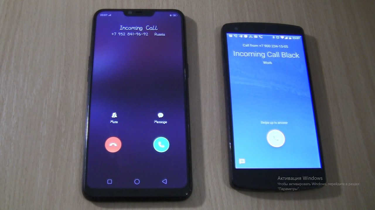Double Incoming call at the Same Time Nexus 5+OPPO A3s - YouTube