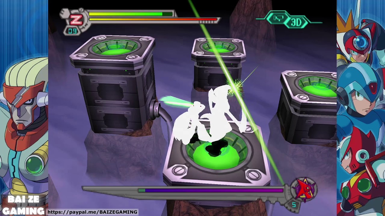 Megaman X7 Legacy Collection 8 Bulldozer Mechaniloid! Boss Rush! - YouTube