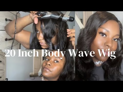 20 Inch Body Wave Wig Install | 5x5 Closure - YouTube